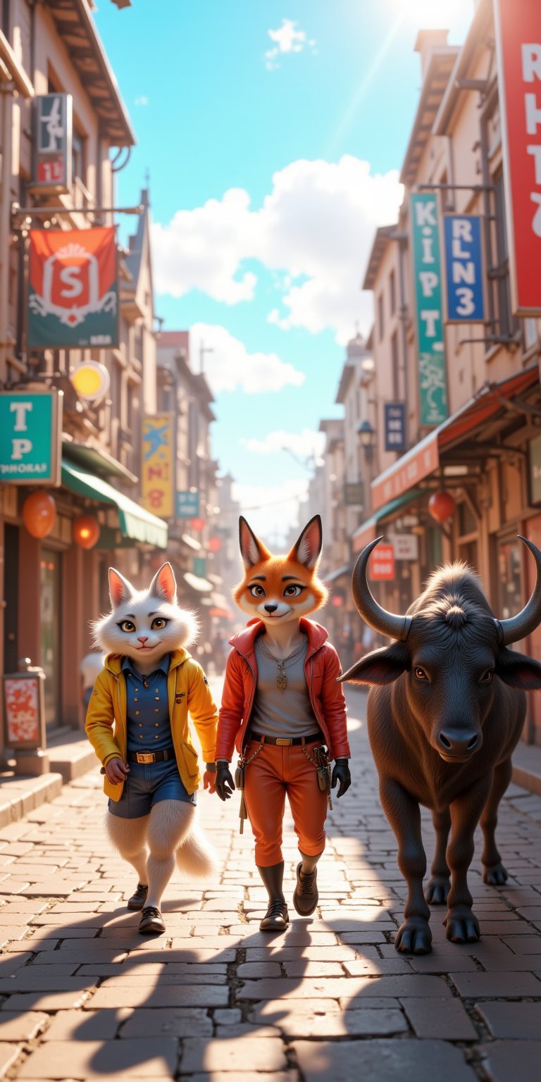 A different city run by animal | image created by TinaNairiaShim ...
