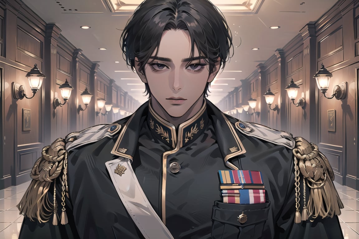 ((black very short hair)), (( | image created by 查哈亞 | Tensor.Art