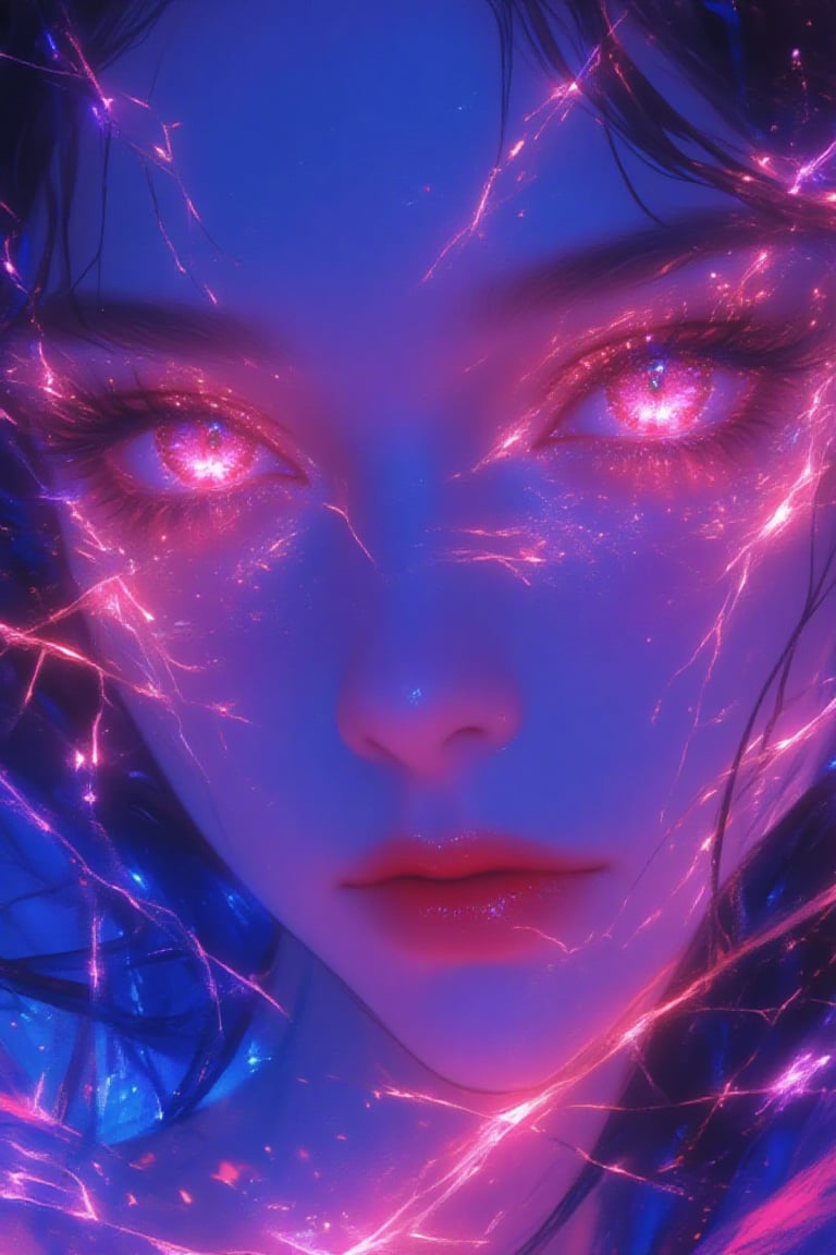 [Close-up of a young woman wit | image created by Mia | Tensor.Art