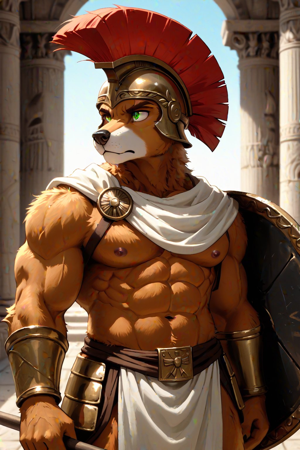 Greek Warrior | image created by Sturmwulf | Tensor.Art
