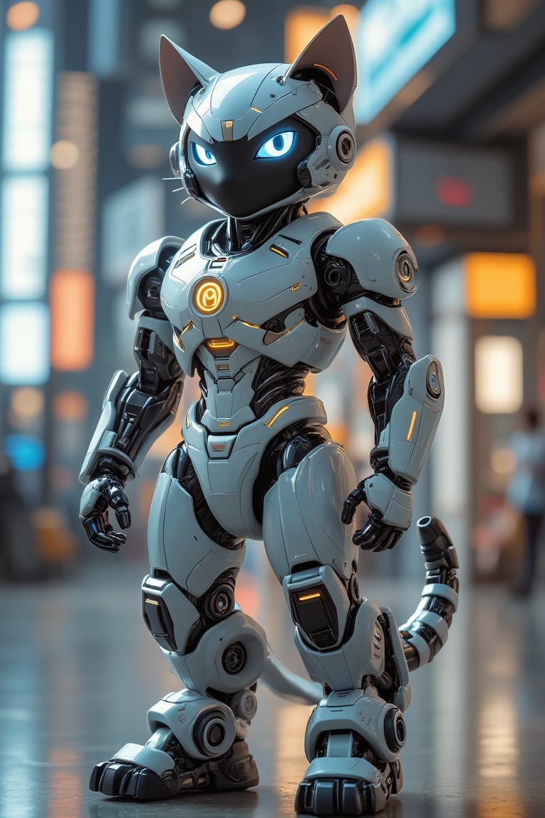cat-robot anthropomorphic | image created by Shaman's AI | Tensor.Art