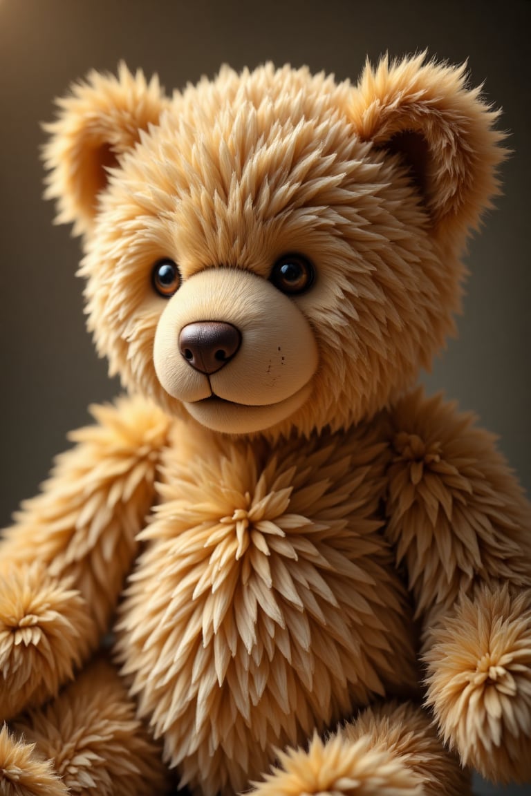 A close-up shot of a plush ted | image created by Izmys | Tensor.Art