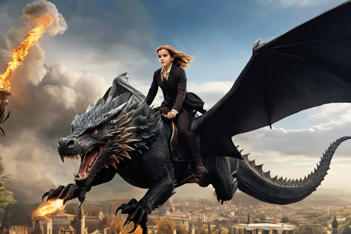 Hermione Granger (Emma Watson, | image created by Jennifer | Tensor.Art