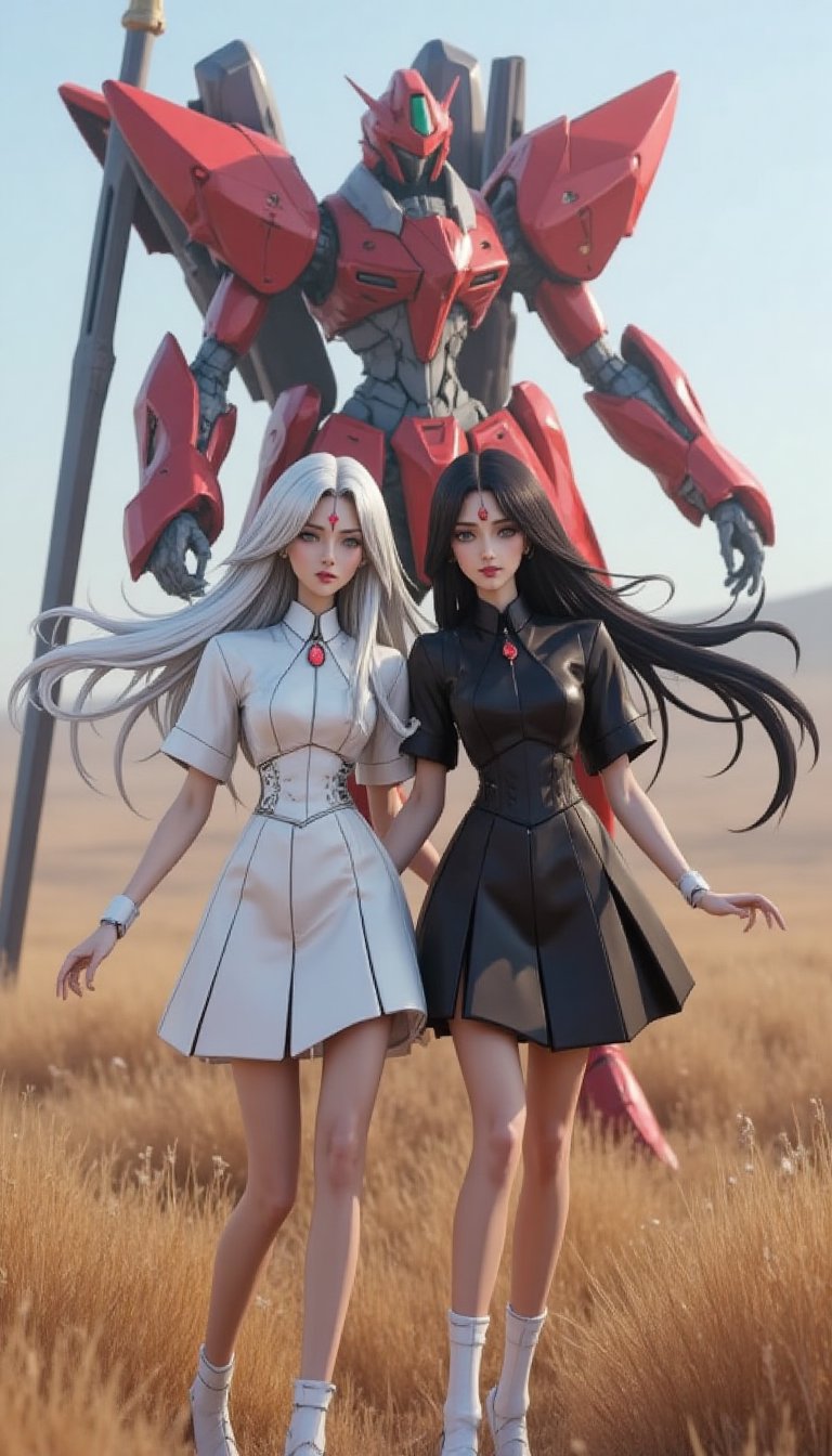 Twin fatima & MH robot | image created by JoJo | Tensor.Art