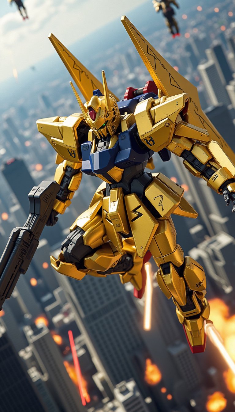 MSN-00100 Hyaku Shiki | image created by JoJo | Tensor.Art