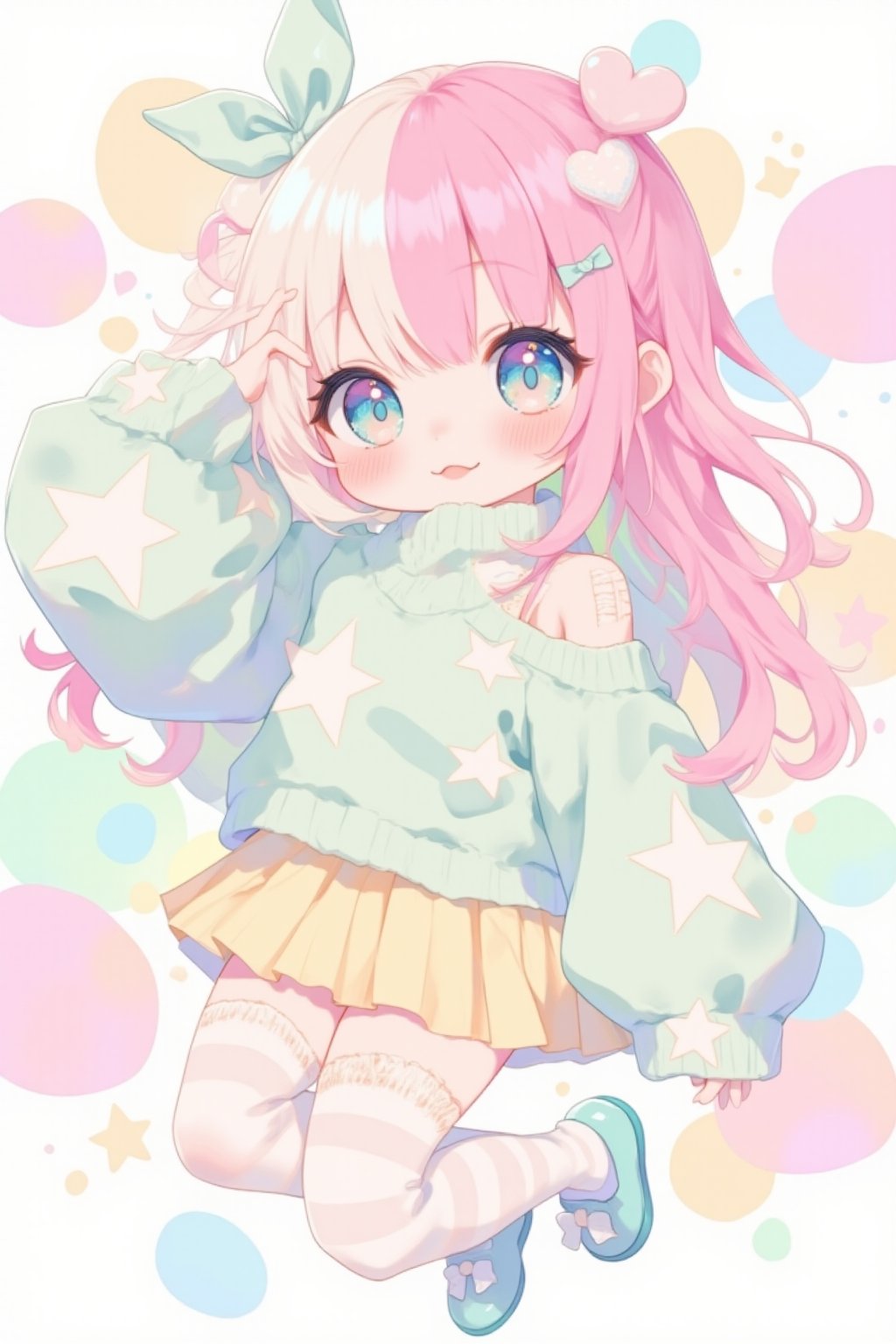 1girl,Cute anime-style Vtuber | image created by 몰~루~?? | Tensor.Art