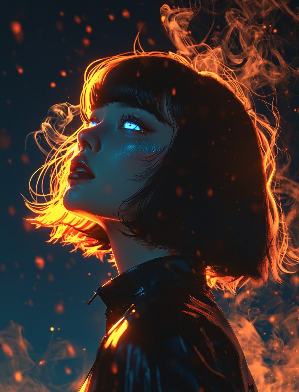 Vaporwave art illustration, in | image created by Tossoul | Tensor.Art