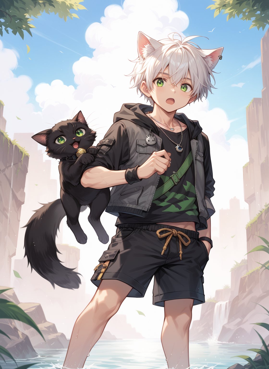 cat's fantasy | image created by user_766783260406730341 | Tensor.Art