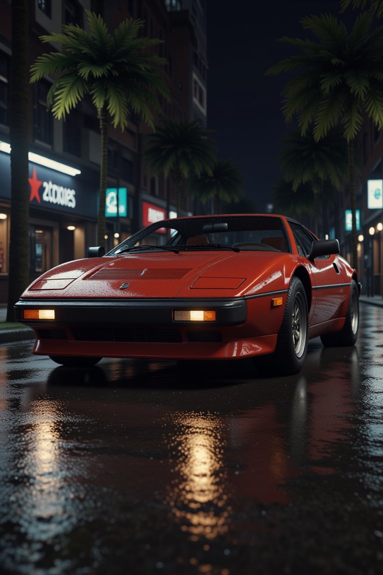 an impressive 80s sports car, | image created by andux | Tensor.Art