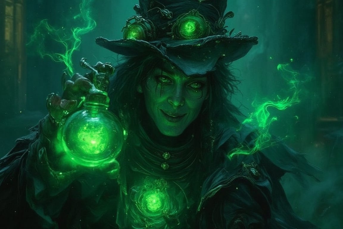 SteamPunk Necromancer | image created by Poloniya | Tensor.Art