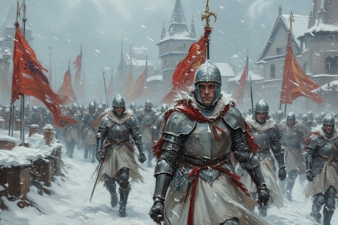 The March | image created by Poloniya | Tensor.Art