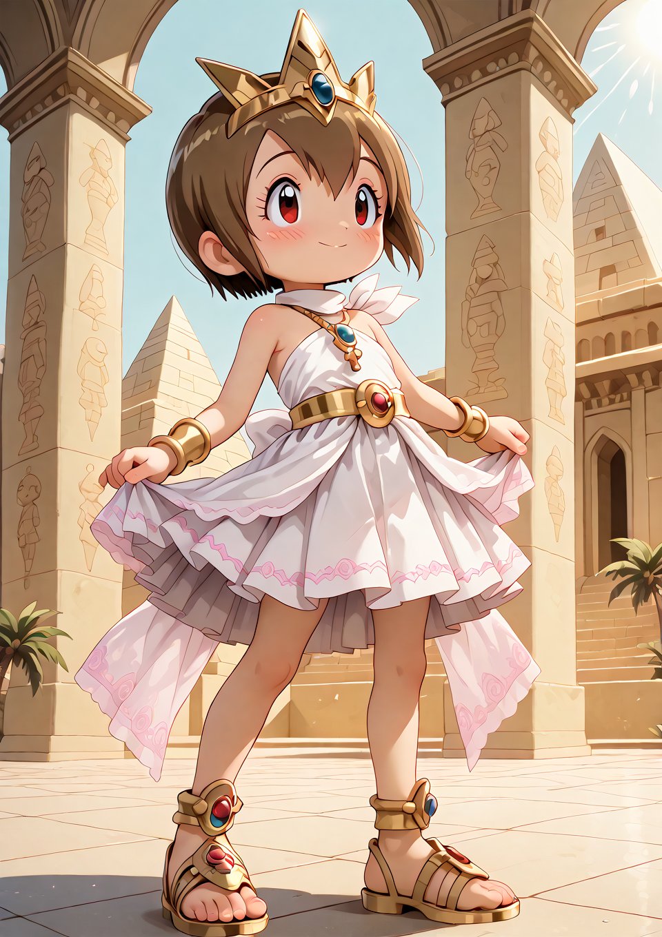 Hikari Egyptian princess | image created by Katse | Tensor.Art