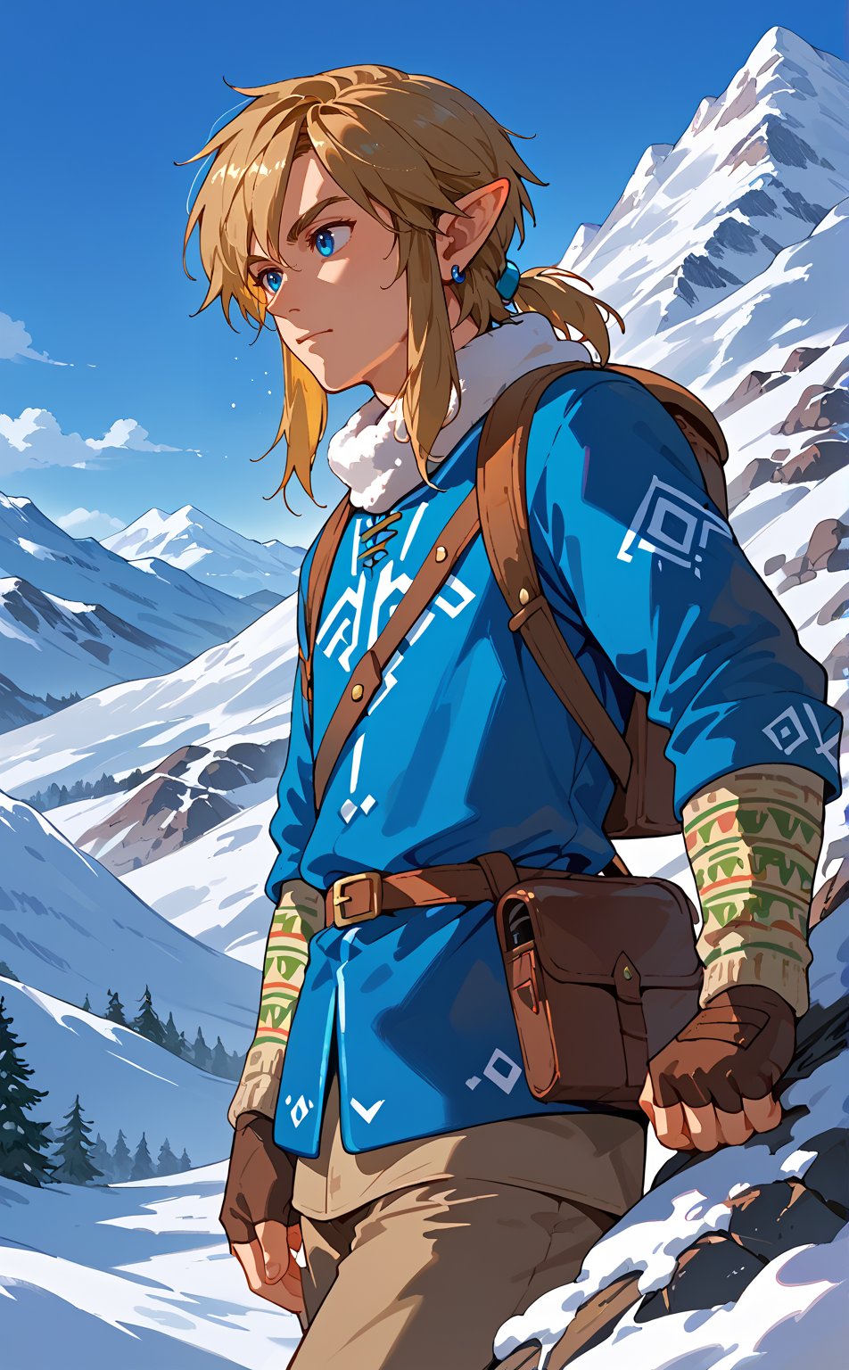 Link traversing the treacherou | image created by NebbyGuardian ...