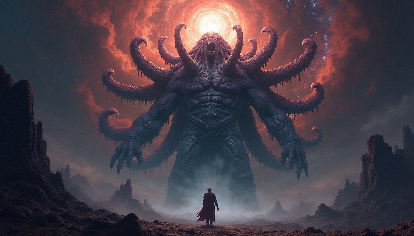 Alien, Monster, Giant, Colossa | image created by World Insane | Tensor.Art