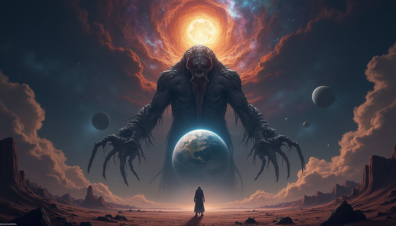 Alien, Monster, Giant, Colossa | image created by World Insane | Tensor.Art