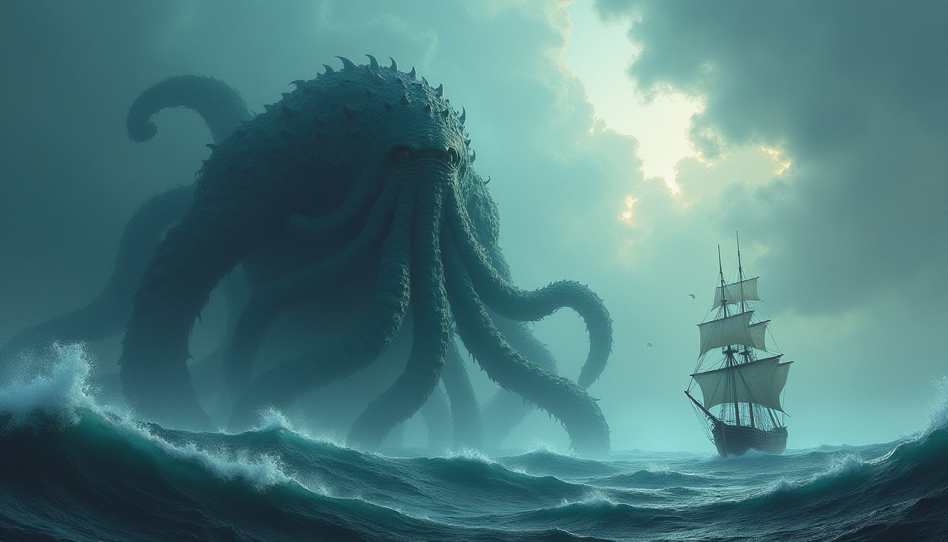 Titan, Sea Monster, Colossal, | image created by World Insane | Tensor.Art