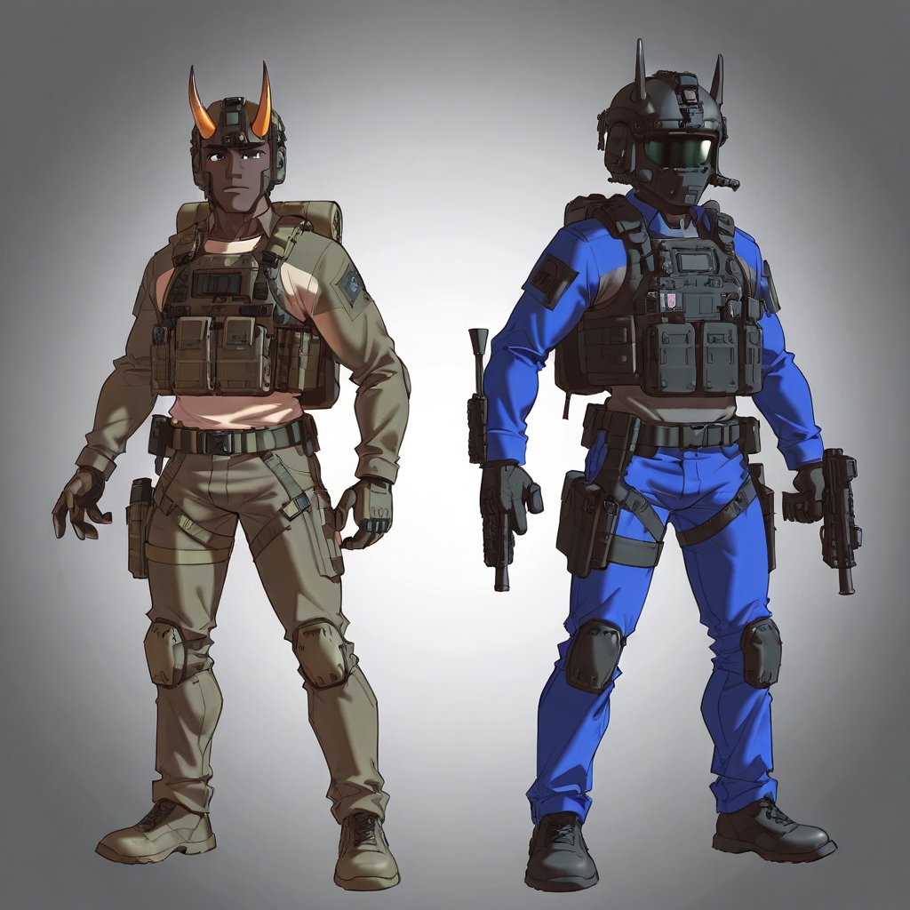 , detailed tactical,gear, tact | image created by Captain jeff | Tensor.Art
