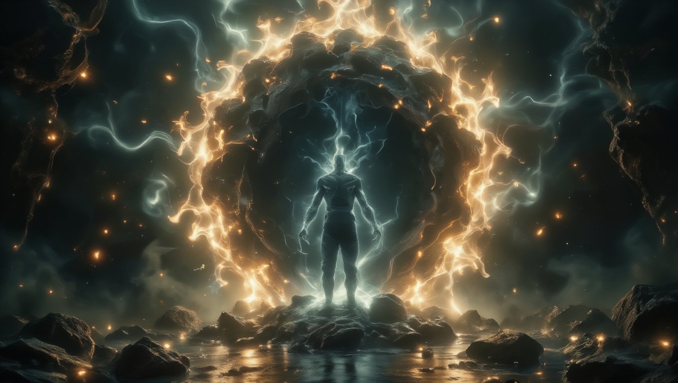 Person and Dark Essence | image created by user_772259970774396653 ...