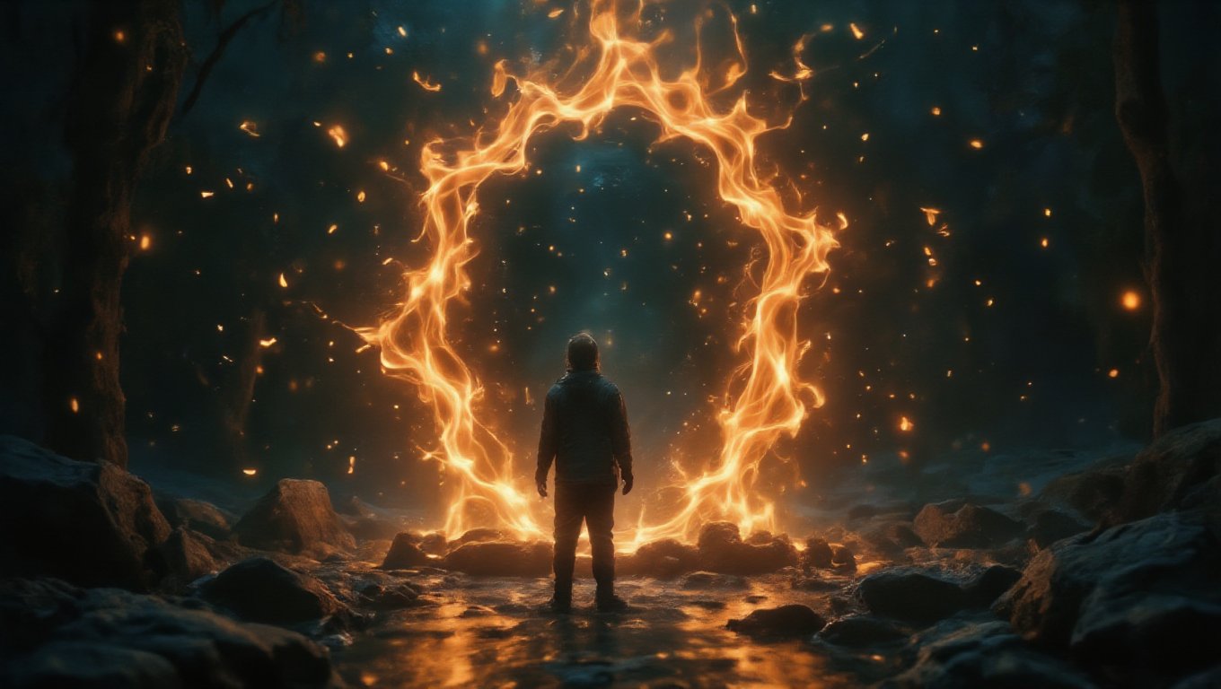 A person with a light essence | image created by user ...