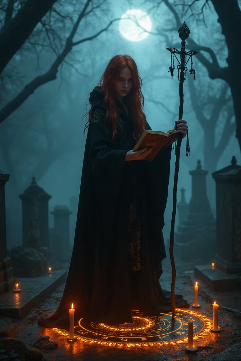 Spellcrafting witch | image created by Grm80 | Tensor.Art