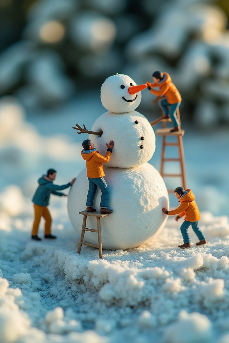 A detailed miniature world sce | image created by Pavel Stenson ...