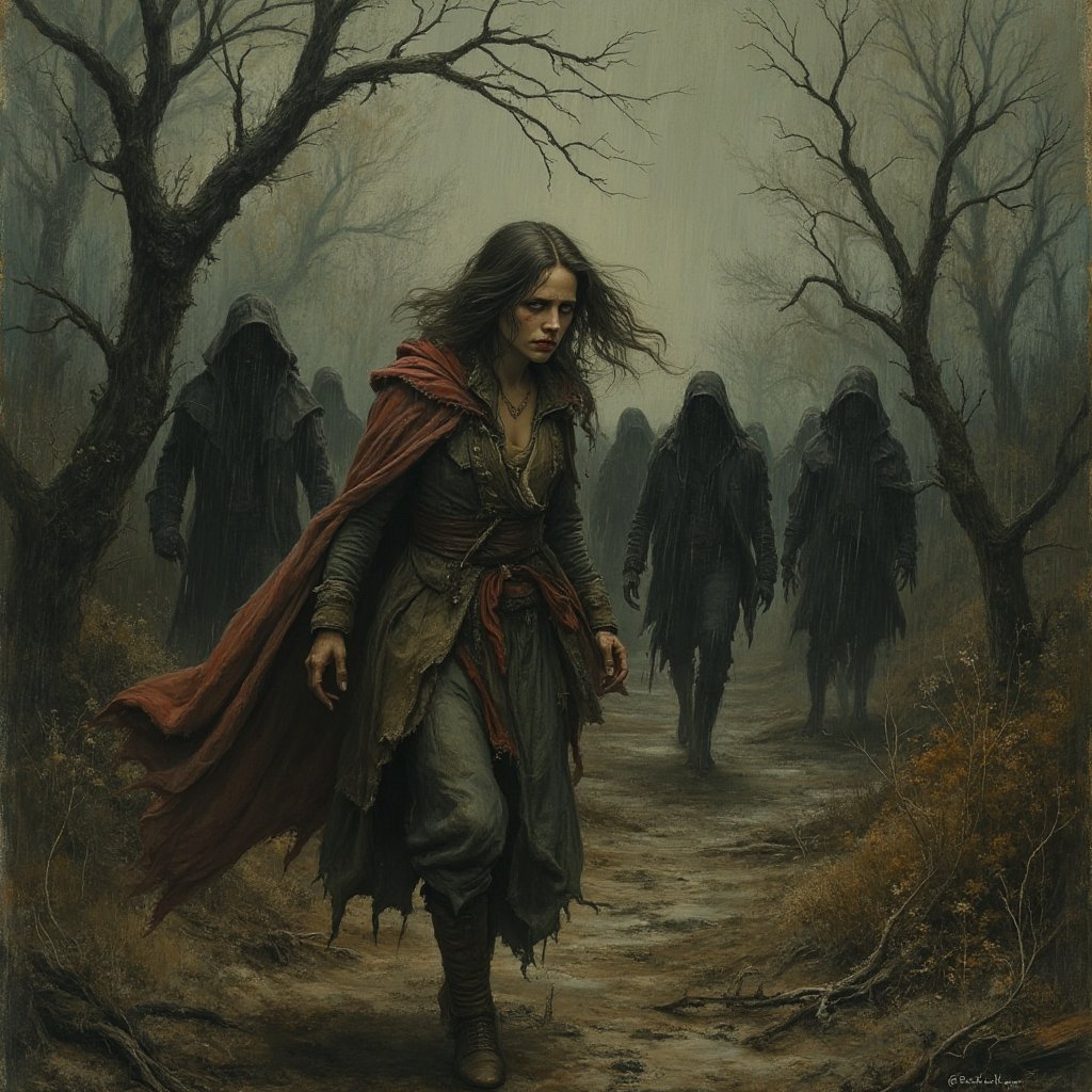 Evil Follows Me Wherever I Go | image created by Jarveyboy | Tensor.Art