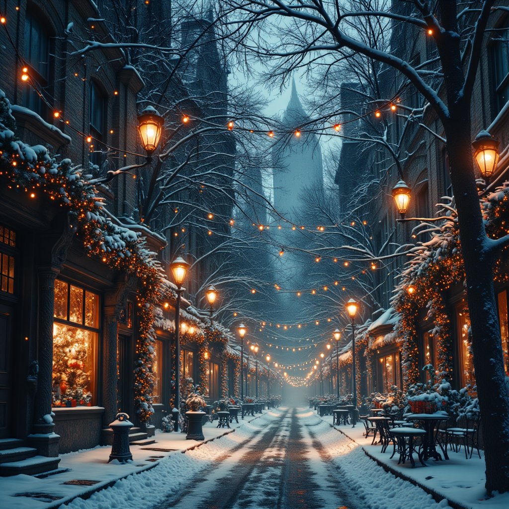 gothic style city street lands | image created by Hellgy | Tensor.Art