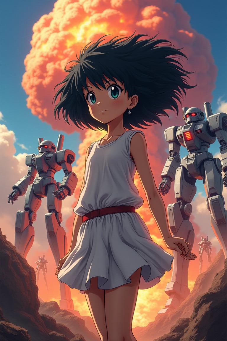 incredibly powerful Anime Girl | image created by Vodka | Tensor.Art