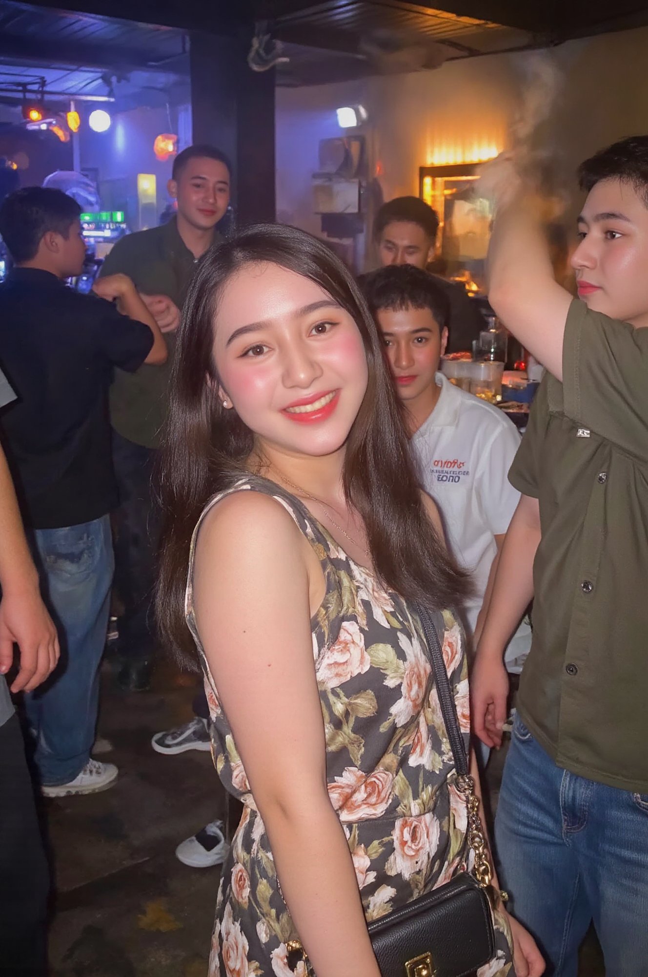 A vibrant party scene: an Asia | image created by Sakura | Tensor.Art
