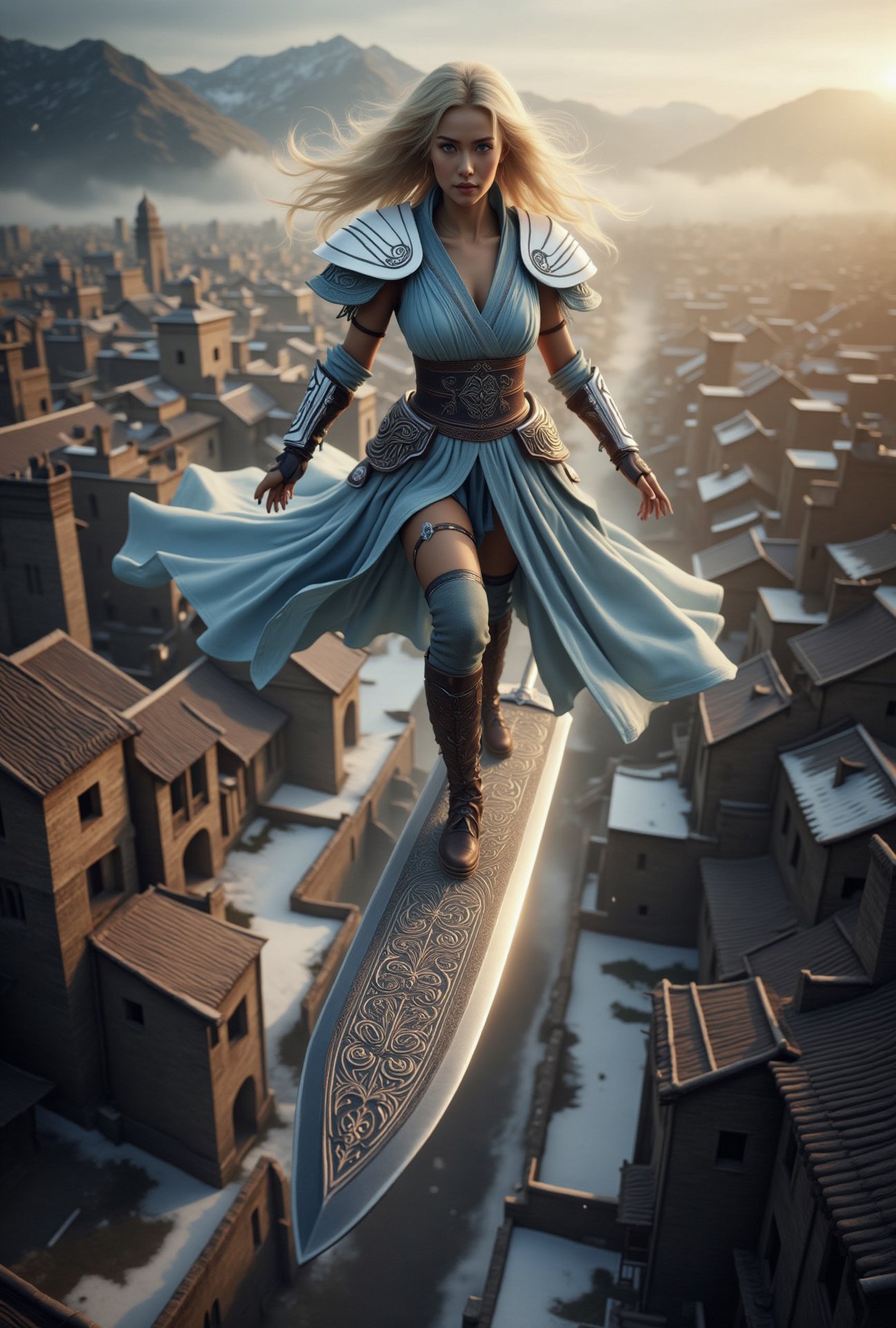 A majestic female warrior levi | image created by Fantaghiro | Tensor.Art