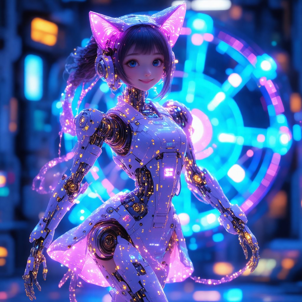 Future nekomimi android girl. | image created by NEKOMIMI ฅ(^•ᆺ•^)ฅ ...