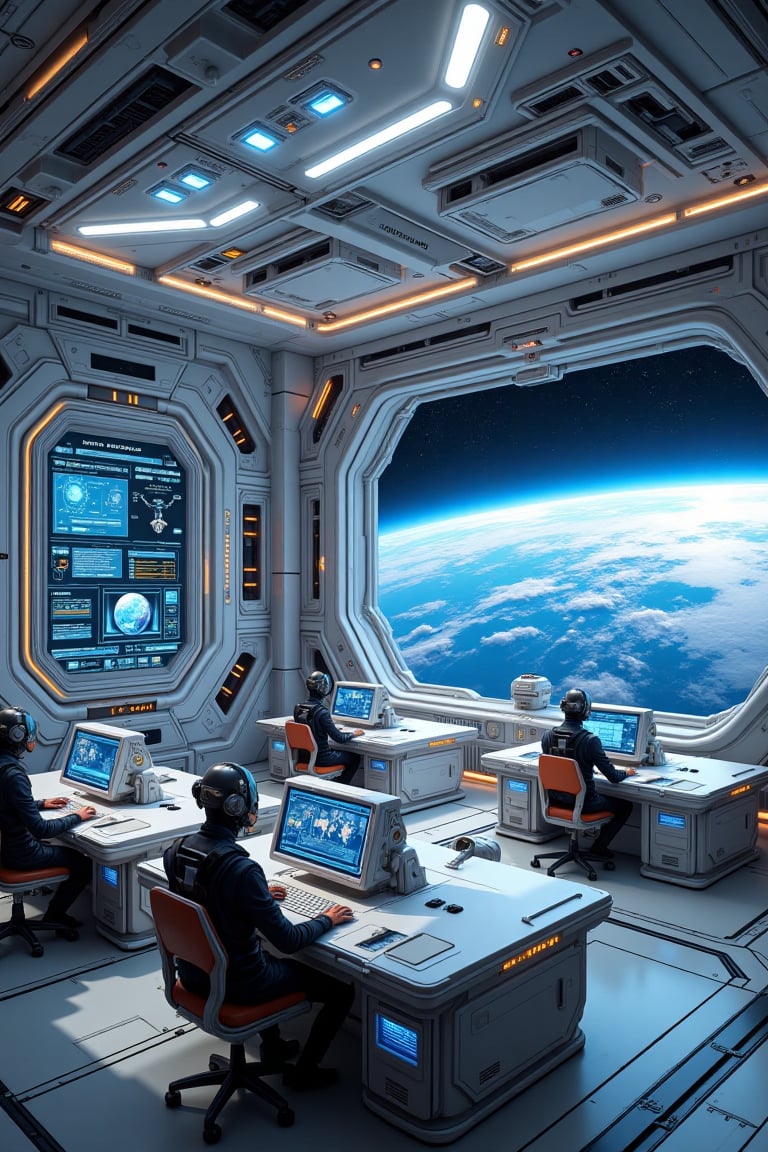 Futuristic human space station | image created by Millie | Tensor.Art