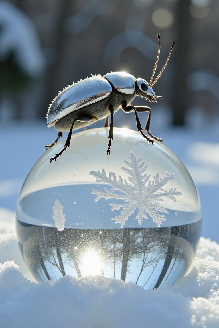 silver beetle | image created by TENSOR THIEF | Tensor.Art
