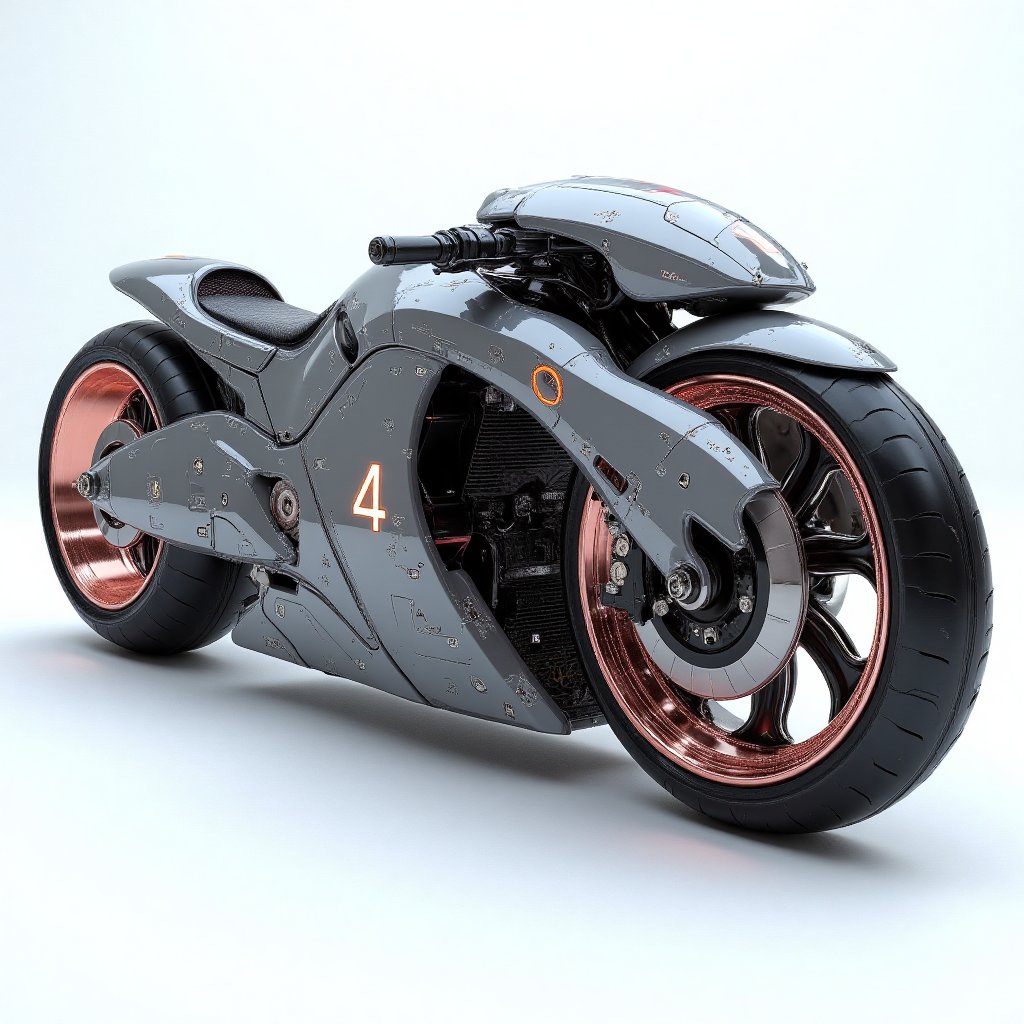A futuristic motorcycle | image created by Millie | Tensor.Art