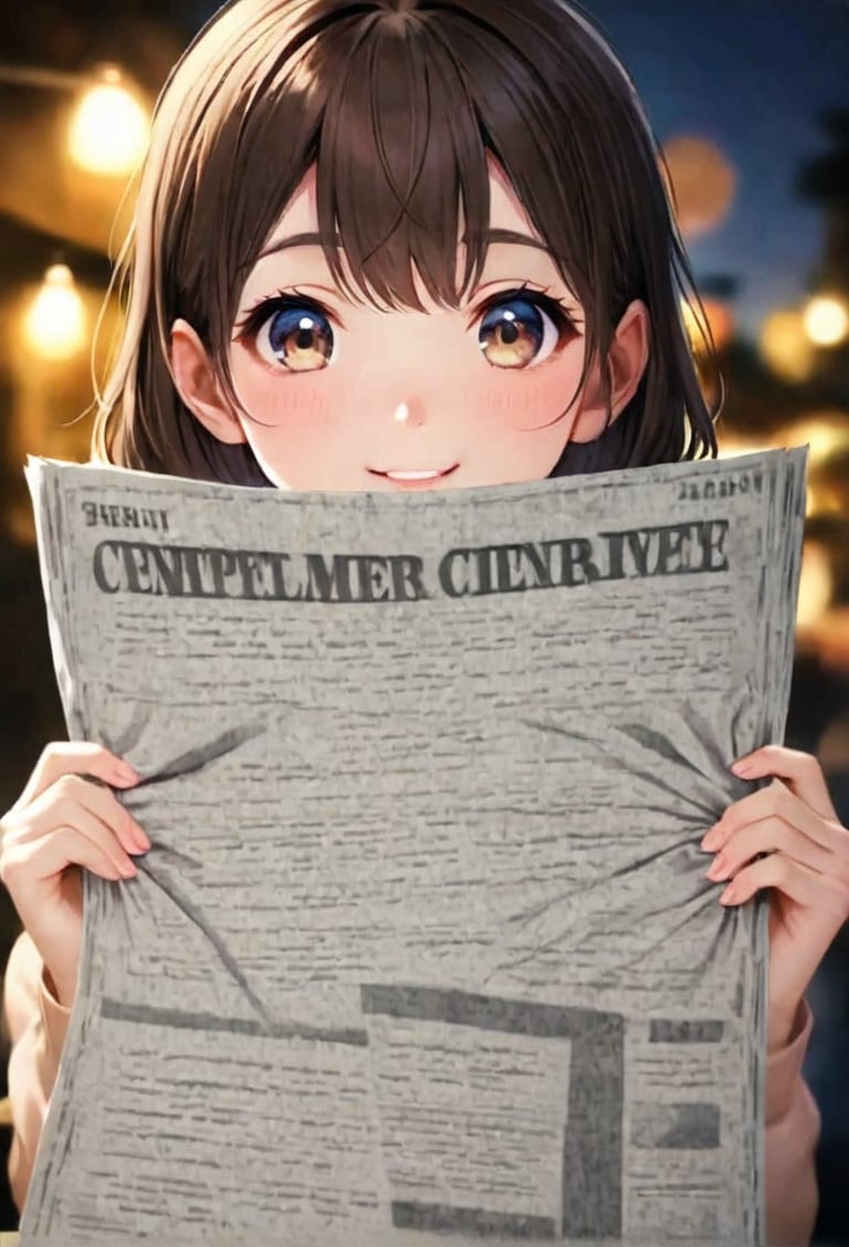 A close-up shot of a newspaper | image created by ST.macha | Tensor.Art