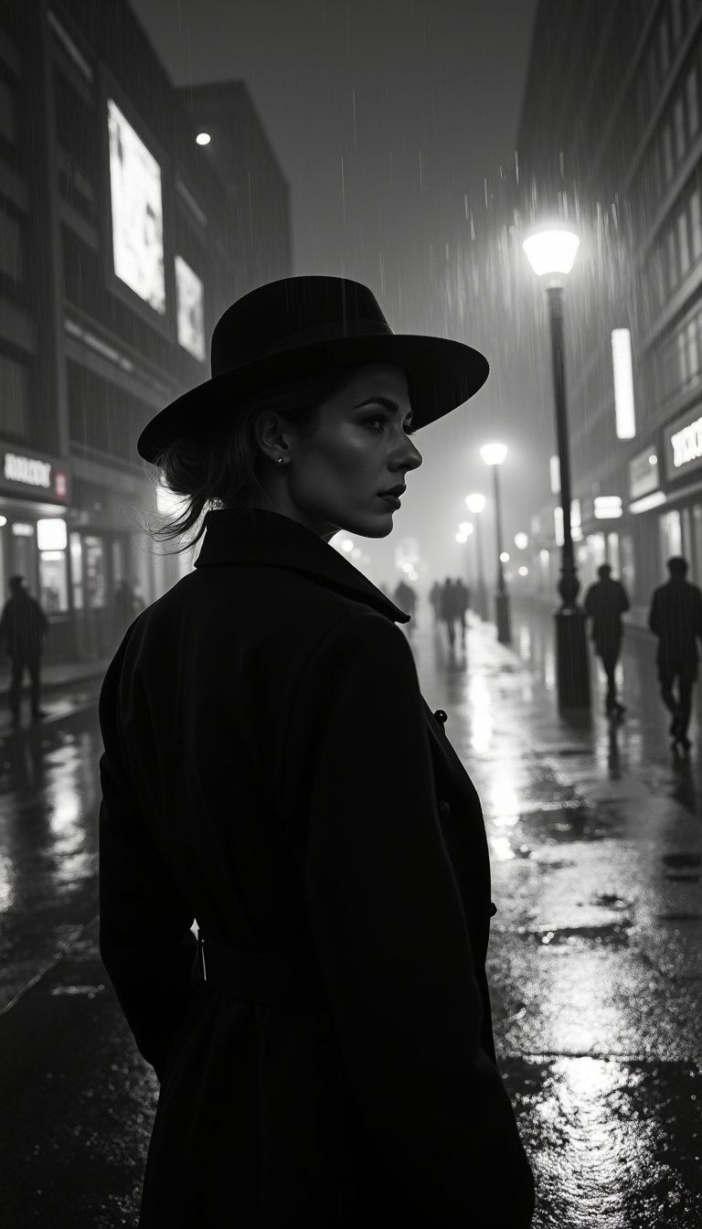 Bnw portraits | image created by Phiossh | Tensor.Art