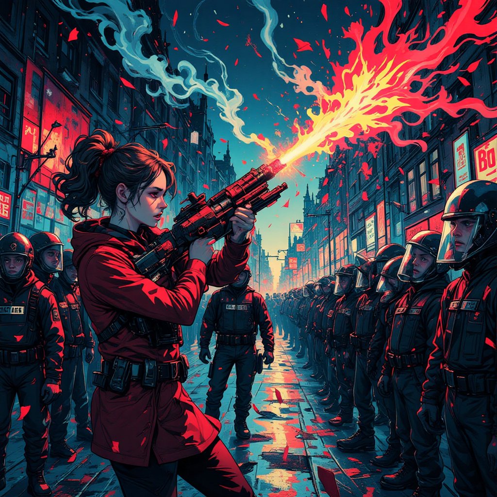 Vive la résistance! | image created by tznch | Tensor.Art
