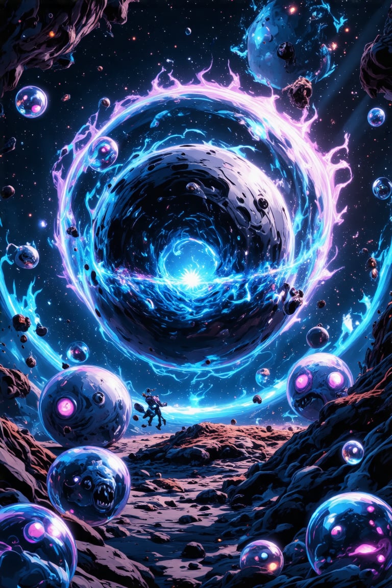 A spherical cosmic portal domi | image created by Asyura | Tensor.Art