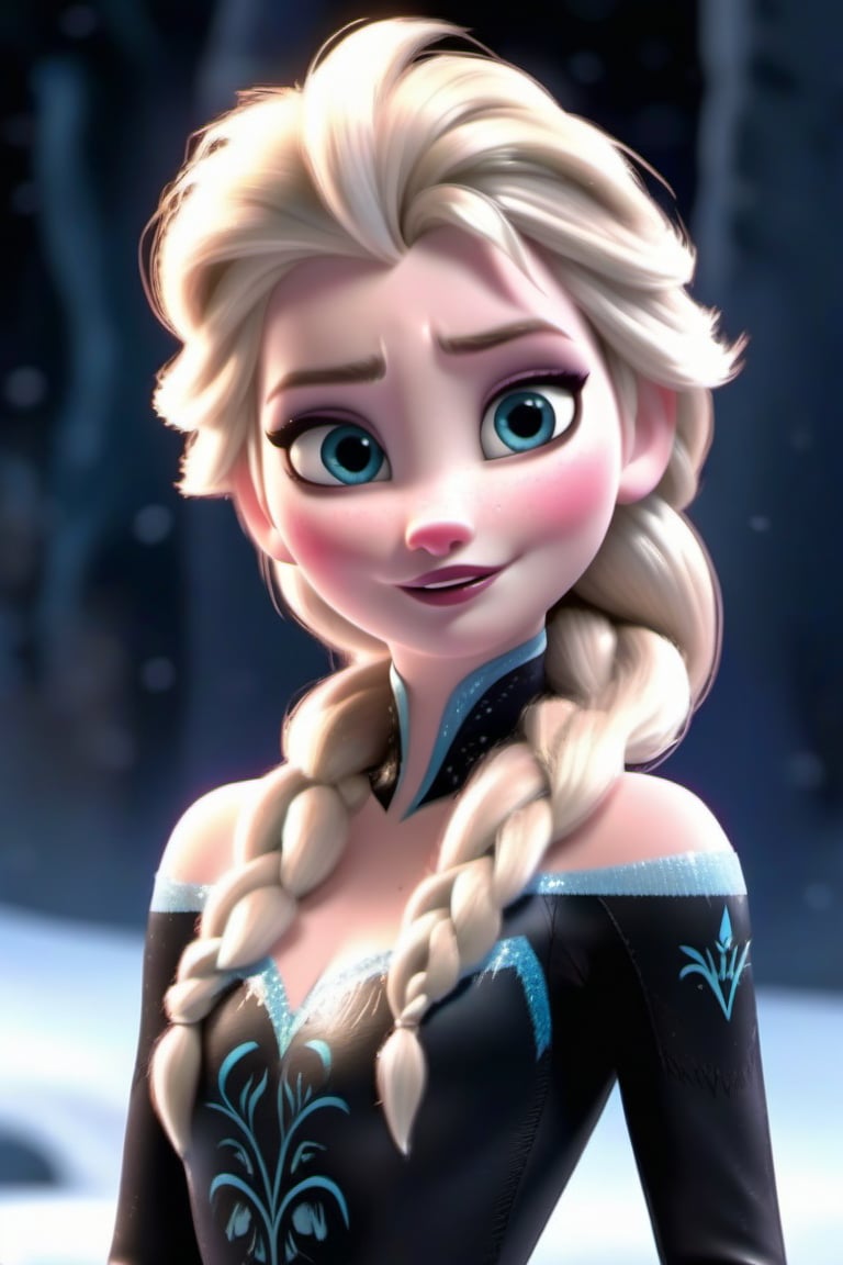 Elsa de frozen en un catsuit d | image created by Shoggoth_44542 ...
