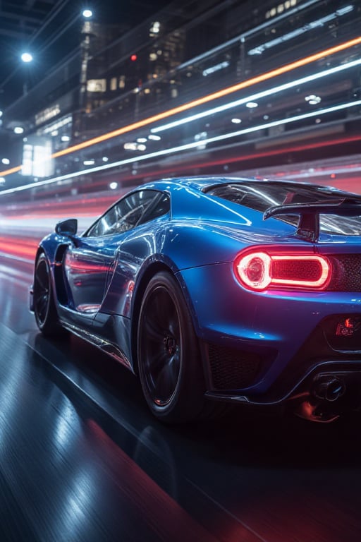 a high-end sports car in motio | image created by user ...