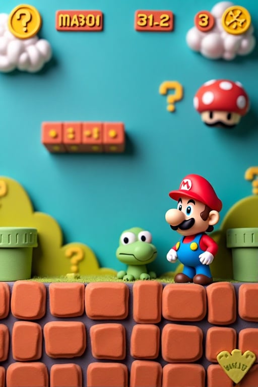 A side-scrolling Mario game le | image created by user ...