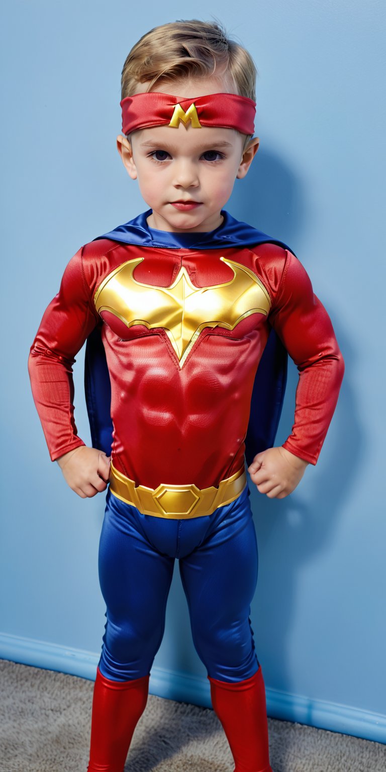 Little Mr. Muscles Kid Bodybui | image created by Anajaan Zufar Oglana ...
