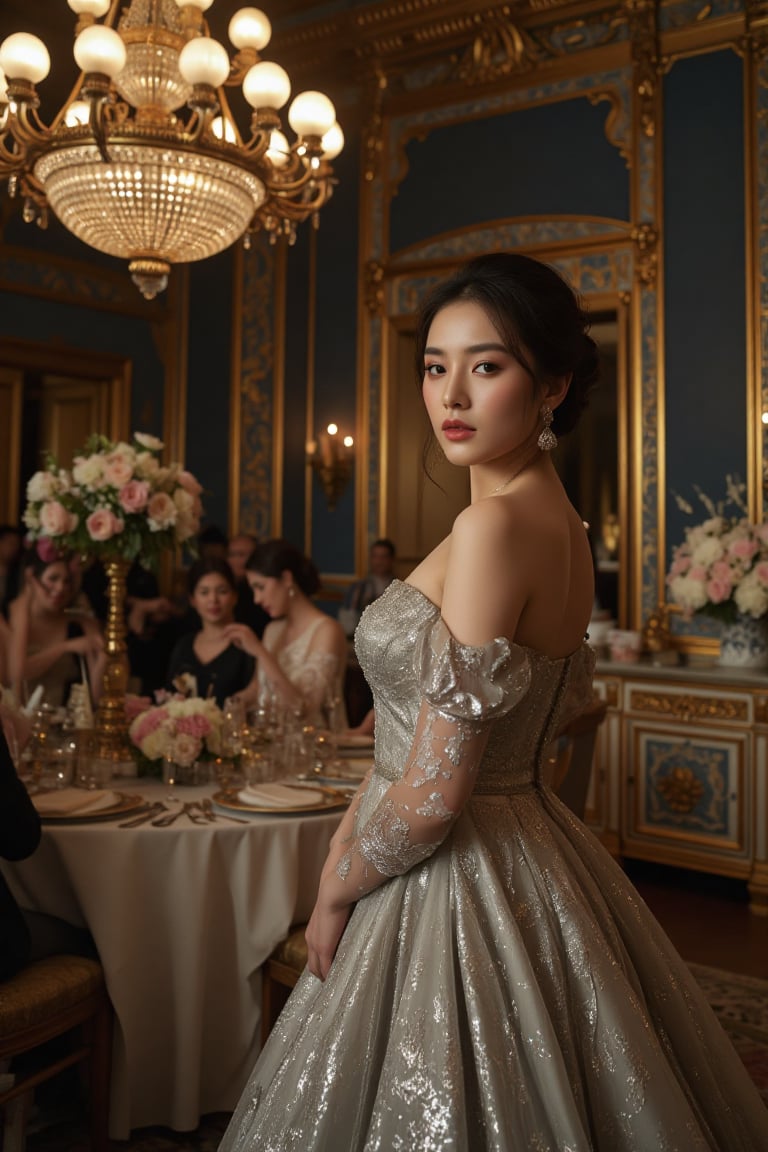Setting: An opulent palace bal | image created by thinni63 | Tensor.Art