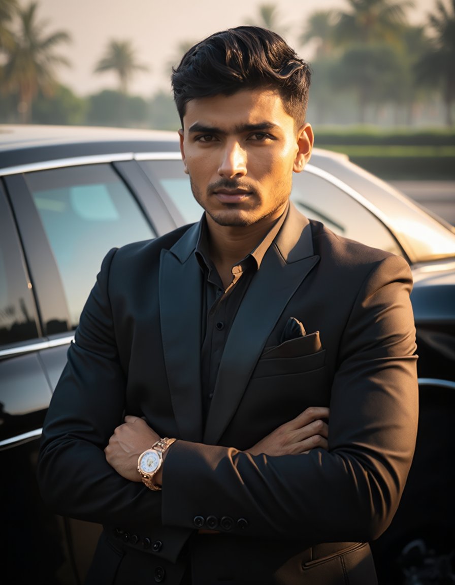 Indian mafia boss | image created by XenoAnish | Tensor.Art