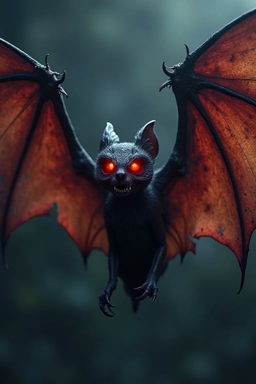 A Creepy Bat for Halloween Dec | image created by Nerissa Olivia ...