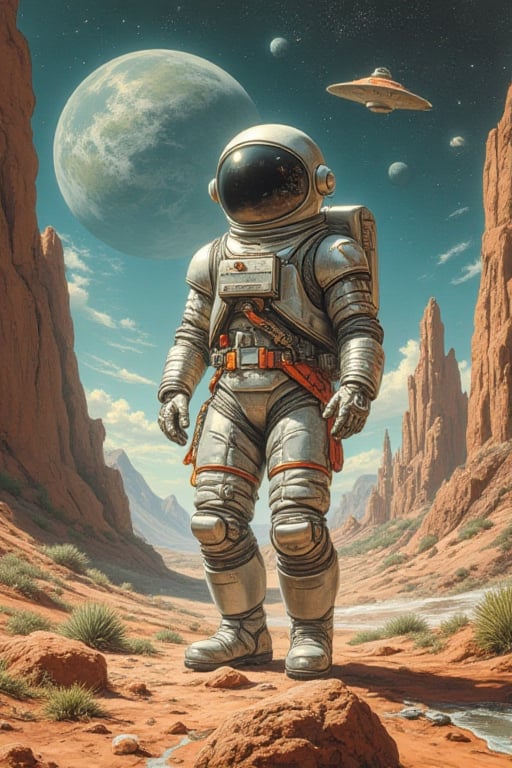 A retro-futuristic scene, a 19 | image created by Beeanco | Tensor.Art
