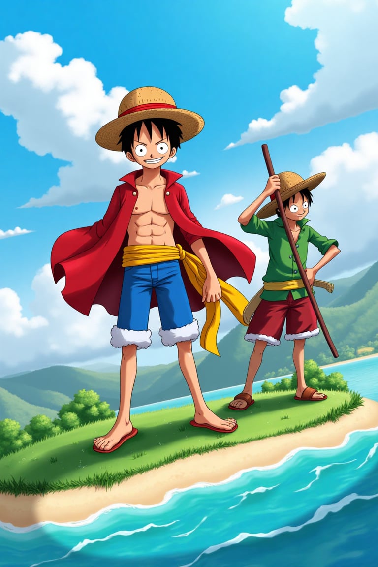 Monkey D luffy | image created by Misheru | Tensor.Art