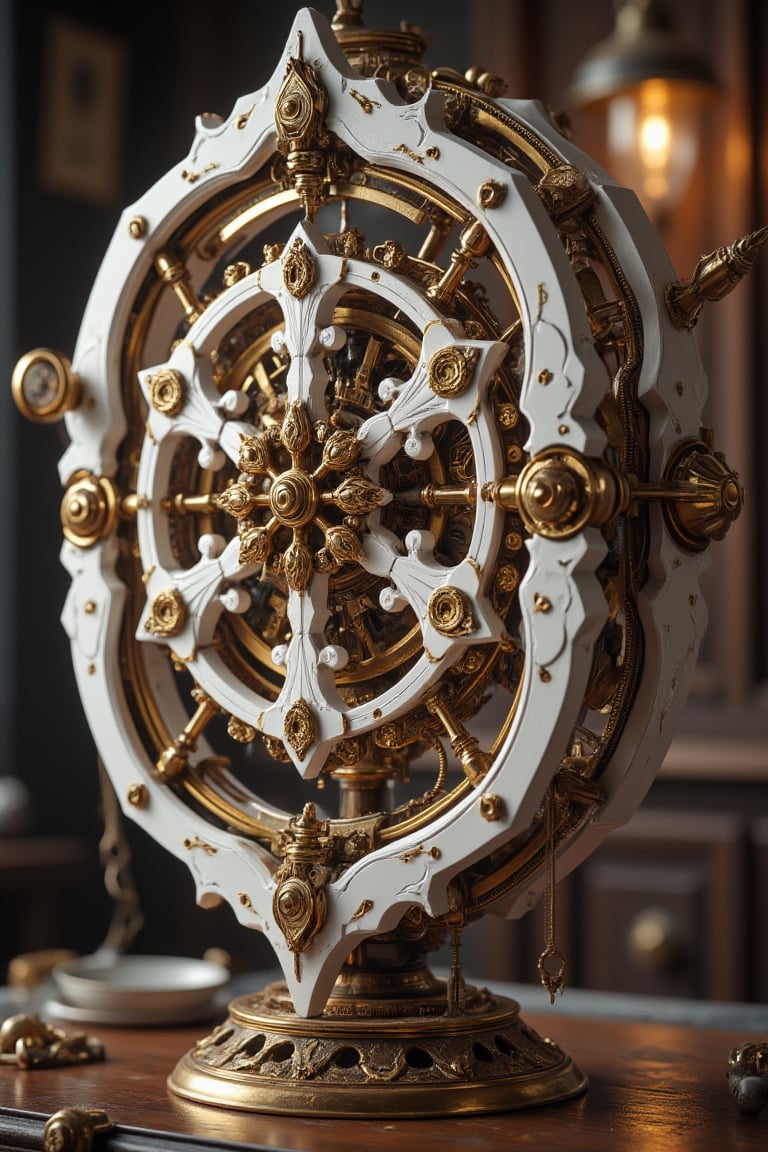 Steampunk snowflake | image created by EX - Doctor Jeng | Tensor.Art