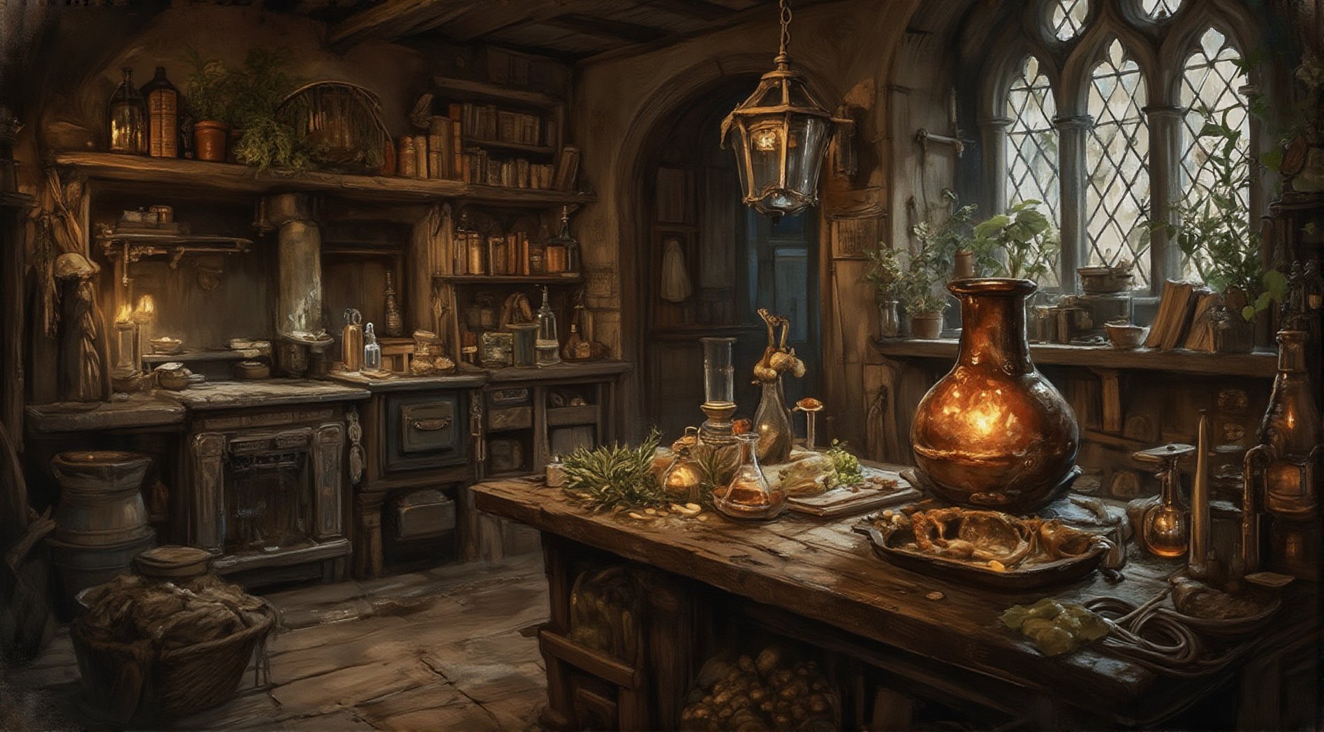 Visiting the alchemist | image created by Eldis | Tensor.Art