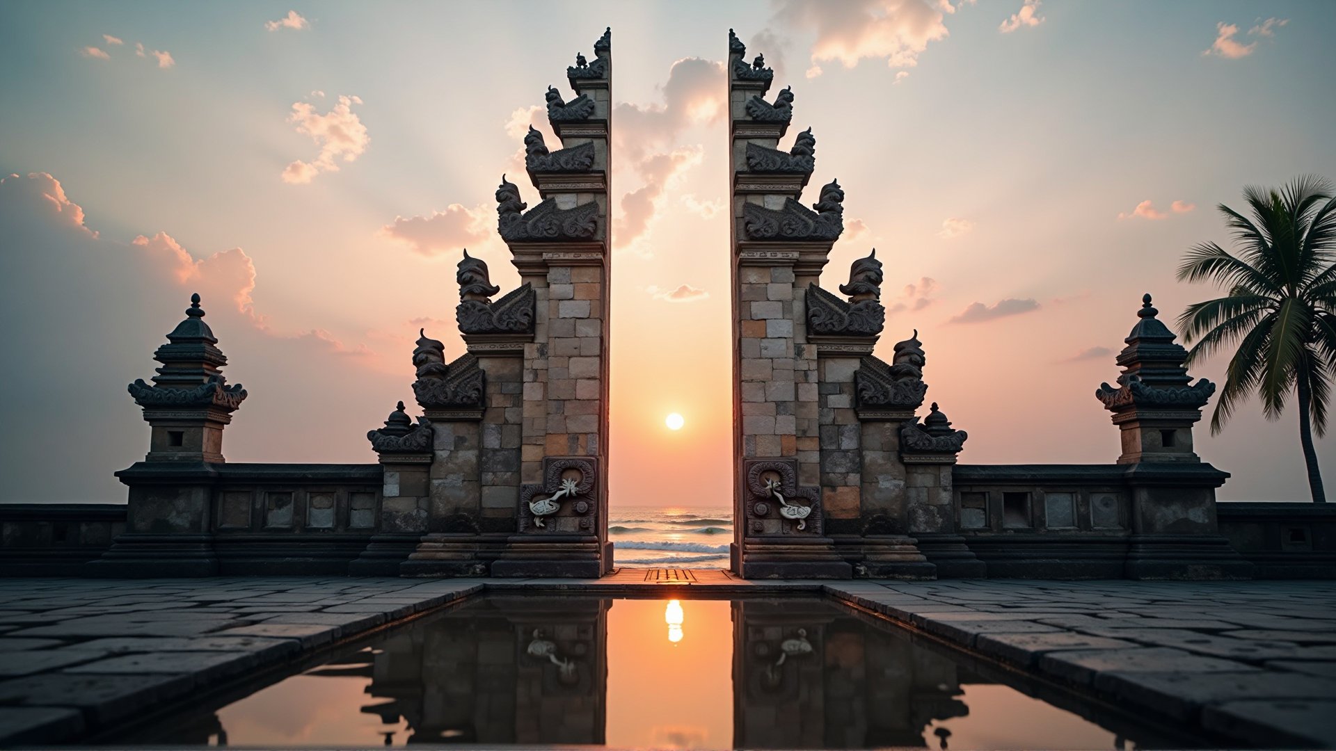 A photo of the Gate of the God | image created by VirWayer Gold ...